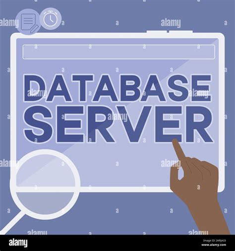 Conceptual Display Database Server Business Overview Uses A Database Application That Provides