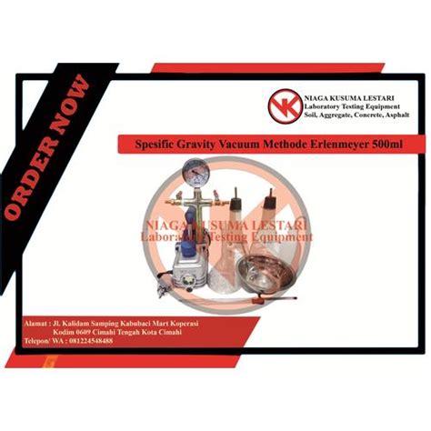 Jual Specific Gravity Vacuum Methode Vacuum Method Gmm Size 500ml