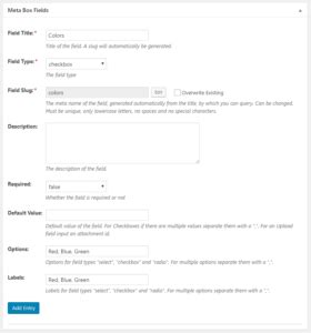 Checkbox Field Cozmoslabs
