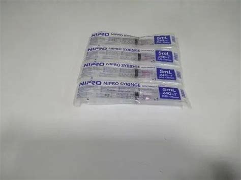 Nipro Syringe With Needle 1ml 2 5ml 3ml 5ml 10ml 20ml 50ml 100 Test At ₹ 2 2 Piece In Jaipur