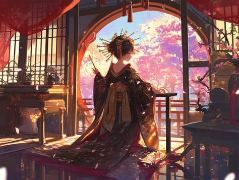 桜の景色｜イラスト・フリー素材なら「シンテリ」