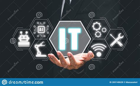 Consulting Business Concept Business Person Hand Holding Vr Screen It