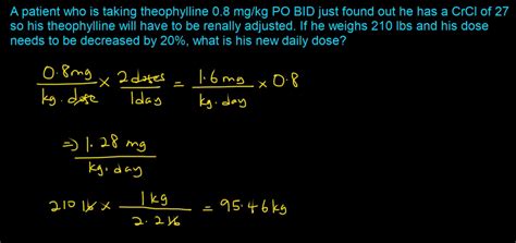 Dosage Calculations Based On Body Weight