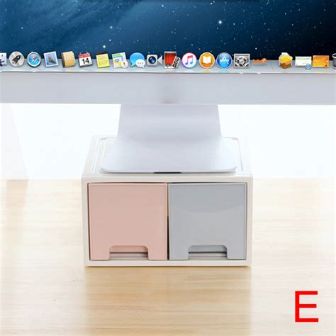 Lcd Monitor Stand Holder Bracket With Office Drawe Grandado