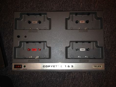 Telex Copyette Tape Duplicator 1 And 3 Gray Reverb