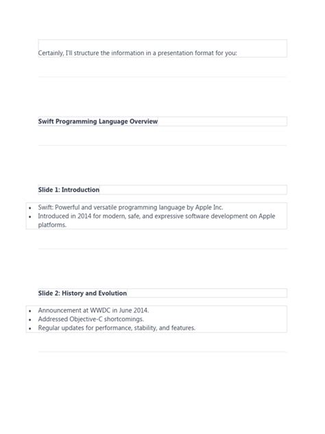 Swift Pdf