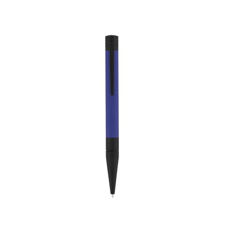 Stylo Dupont Stylo bille S T Dupont D Initial bleu océan et noir mat