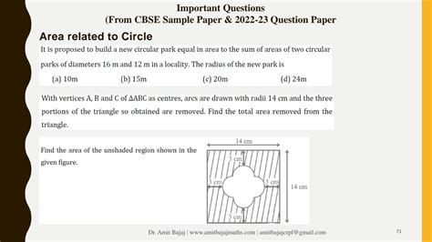 SOLUTION Class X Maths Important Questions 2023 24 Dr Amit Bajaj 11 Studypool