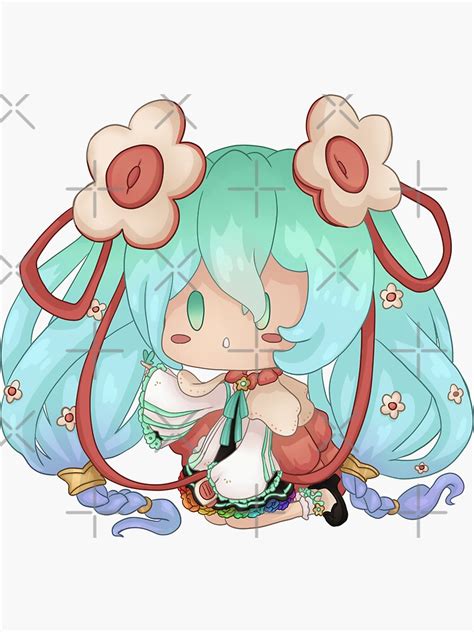 Chibi Magical Mirai 2021 Sticker For Sale By Megku Redbubble