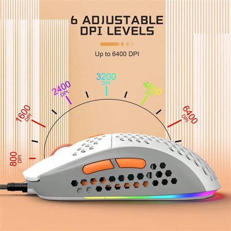 Attack Shark Ziyou Lang Mouse Para Jogos Rgb Com Fio Mouse Ultraleve
