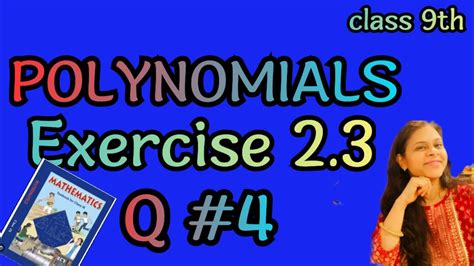 Q 4 Exercise 2 3 🤓chapter 2 Polynomials Class 9 Maths Ncert Solutions💁factorisation Of