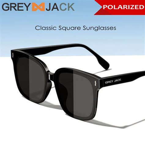 Jual Grey Jack Kacamata Hitam Wanita Sunglasses Polarized Anti UV Anti