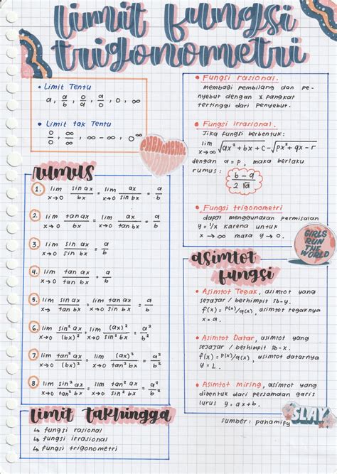 Limit Fungsi Trigonometri Matematika Minat Kelas 12 Artofit