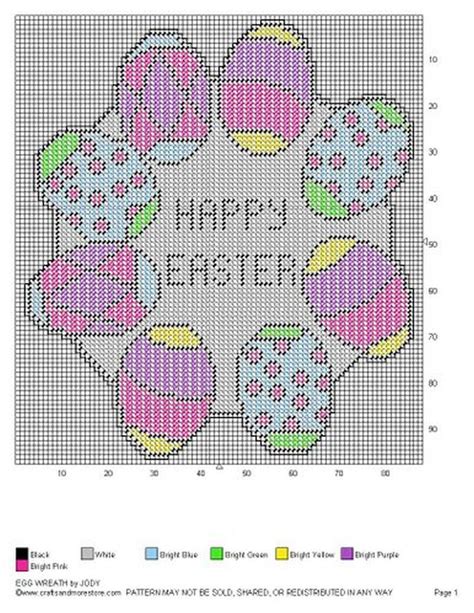 Plastic Canvas Easter Egg Patterns At Shelia Meyer Blog
