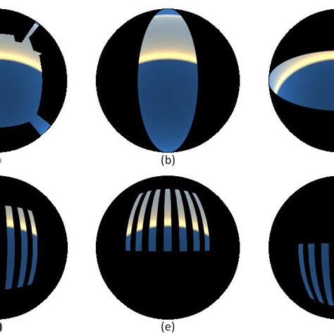 Horizontal Orthographic Fisheye Projection Of Sky Hemisphere Radiance