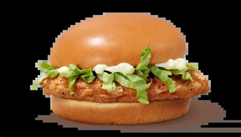 Chicken Burger Mcdonalds Menu 2025