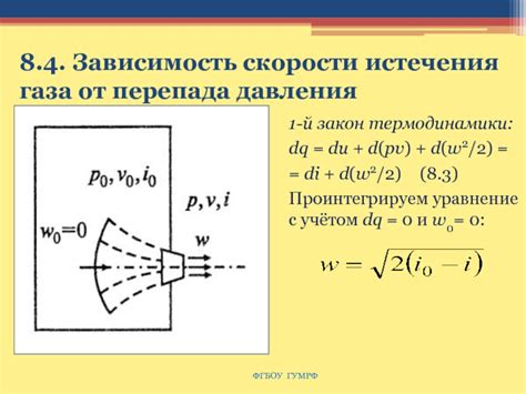 Определить скорость истечения газа из сопла турбореактивного двигателя ...