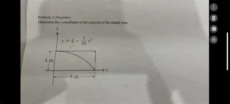 solved problem 2 10 points determine the y coordinate of