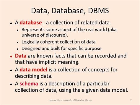 ics 321 data storage retrieval introduction to database