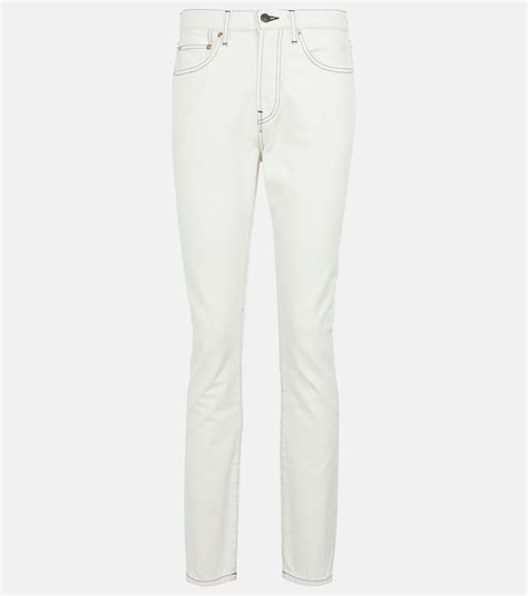 High Rise Jeans In White Wardrobe Nyc Mytheresa