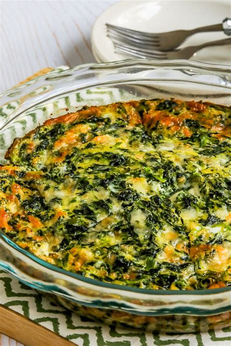Crustless Spinach Quiche Kalyns Kitchen