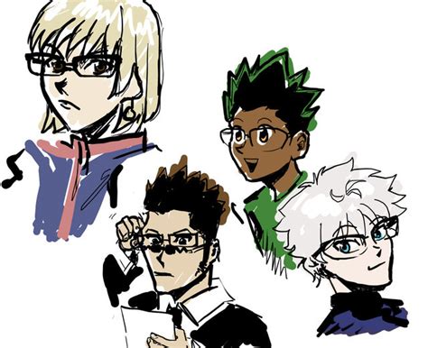 Hxh Glasses Headcanons Gon Should Wear Glasses But Always Breaks Them Within A Week Of Getting