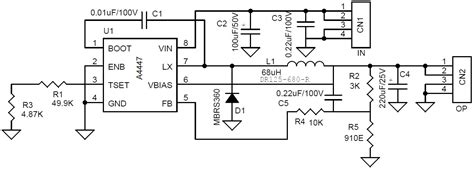 42v Input 3 3v 2a Output High Voltage Step Down Regulator Electronics
