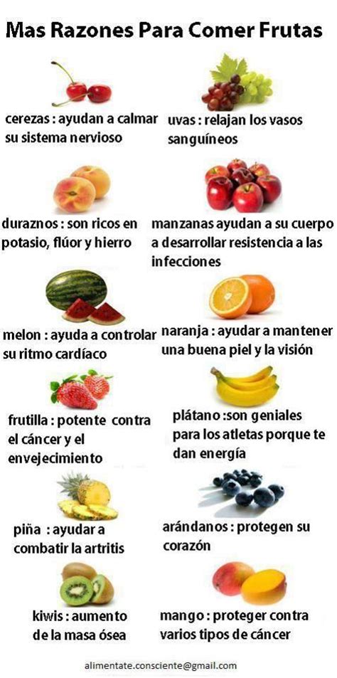 10 Razones Para Comer Fruta Las Frutas Y Sus Propiedades Rezfoods