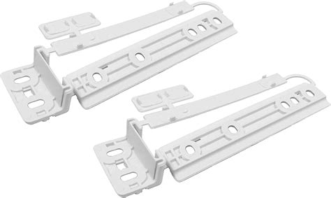 Bartyspares® Two Door Mounting Bracket Fixing Slide Kit For Zanussi