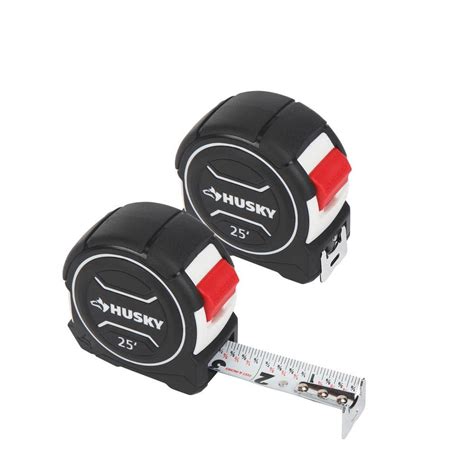 Husky 2 Pack 25ft Tape Measure 90649 The Home Depot