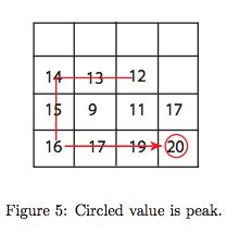 Greedy Ascent Algorithm Finding Peak In D Array