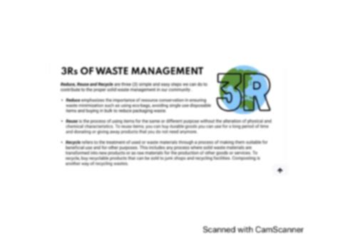 SOLUTION: Ecological solid waste management - Studypool