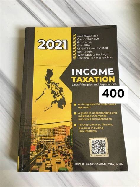 Income Taxation 2021 By Banggawan Hobbies Toys Books Magazines