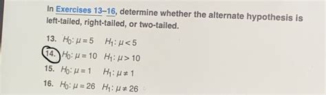 Solved In Exercises 13 16 Determine Whether The Alternate
