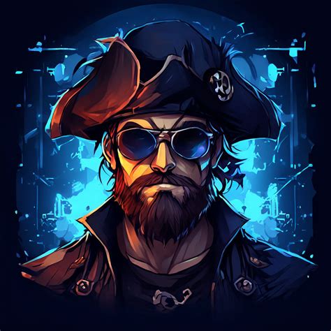 Profile Picture For Github Profile With The Name Of Piratet By