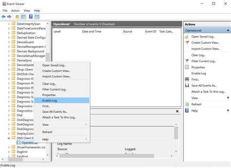 Enable DNS Logging On Windows Host PTFM