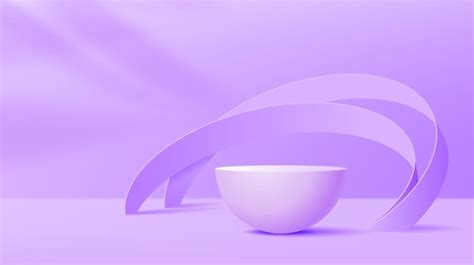 보라색 라벤더 또는 보라색 연단 및 아치 프리미엄 벡터