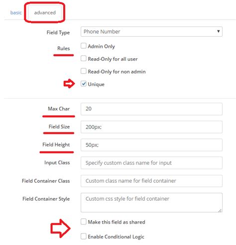 Phone Number User Meta Pro