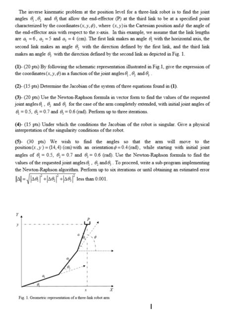 The Inverse Kinematic Problem At The Position Level