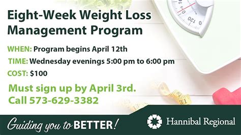 Eight Week Weight Loss Management Program