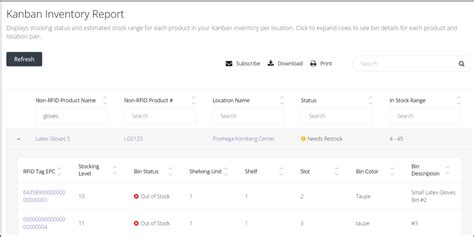 Kanban Inventory Management Stratosphere