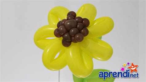 Escultura De Balões Flor Girassol