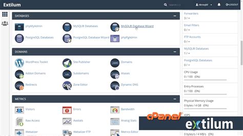 Mysql Database Wizard Cpanel Extilum Knowledgebase