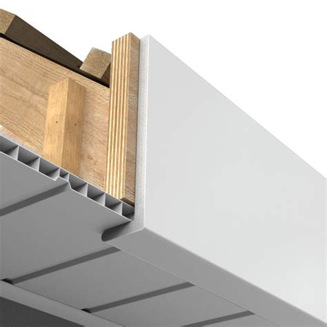 ULTIBAT Bandeau de rive faible épaisseur EasyRiv FLP PVC cellulaire