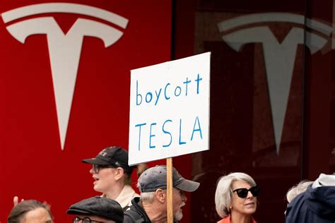 Photos And Videos Show The Tesla Takedown Protests That Have Sprung