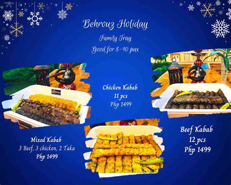 Behrouz Menu Philippines 2025 — Philippine Menus