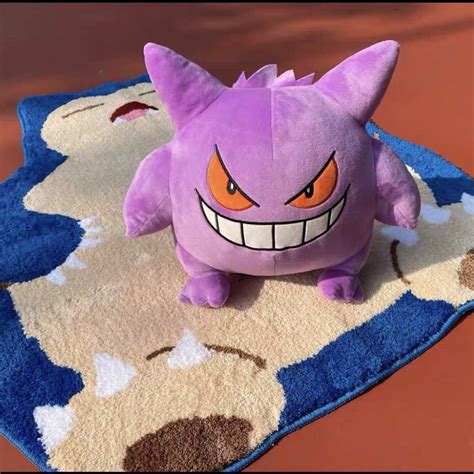 Pokemon Gengar Backpack Gengar Plush Bag Haversack Shoulder Bag Plush