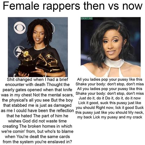 Female Rappers Used To Be Good Scrolller