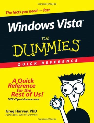 Windows Vista For Dummies Quick Reference Harvey Greg Amazon Com Books