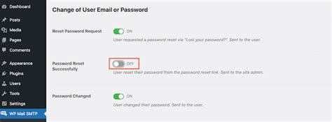 How To Disable Lost Changed Password Emails In Wordpress